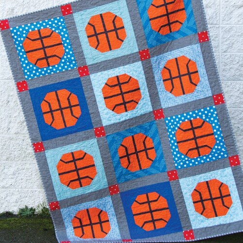 Basketball Quilt Block PDF Pattern - Etsy