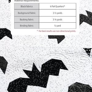 Bats Quilt Pattern, PDF - Etsy