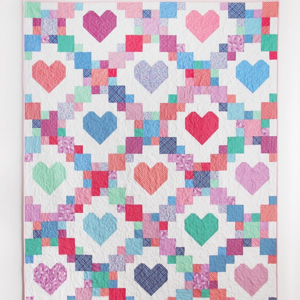 Exploding Heart Quilt Pattern - Etsy