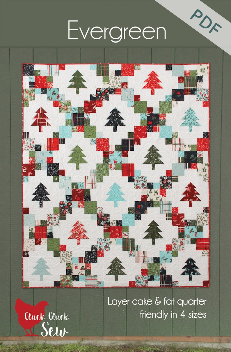 Evergreen Quilt Pattern, PDF - Etsy