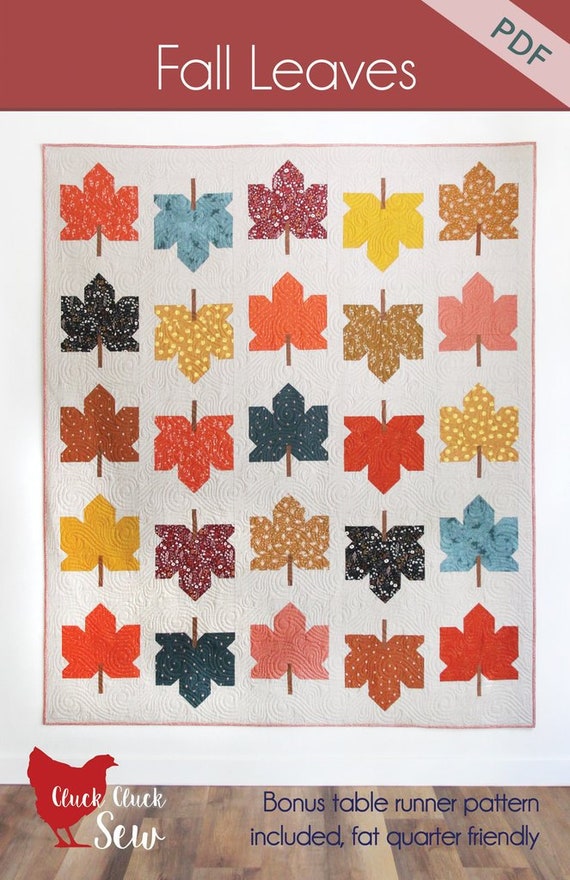 Fall Leaves Quilt Pattern PDF - Etsy