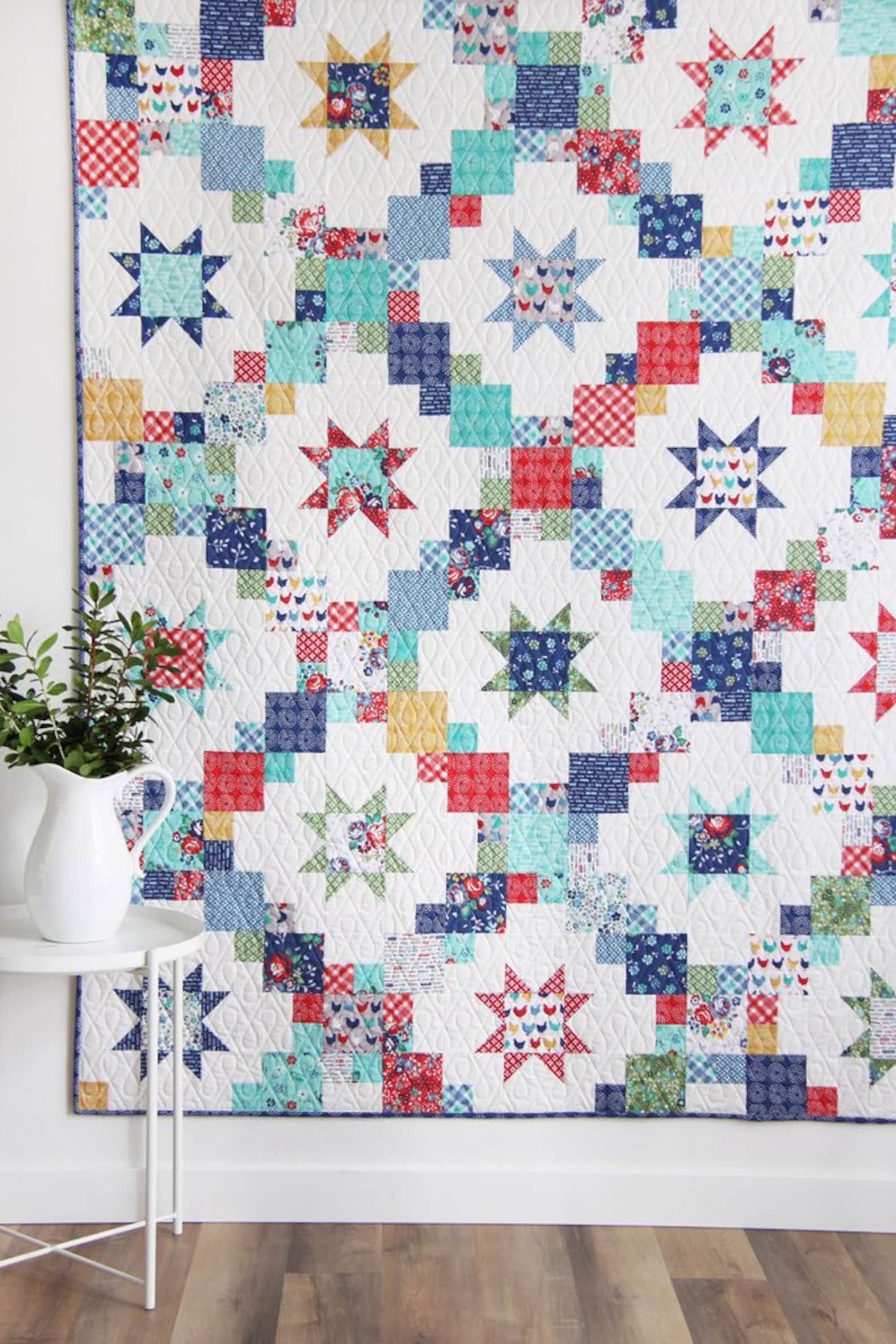 Brightly Quilt Pattern, PDF - Etsy