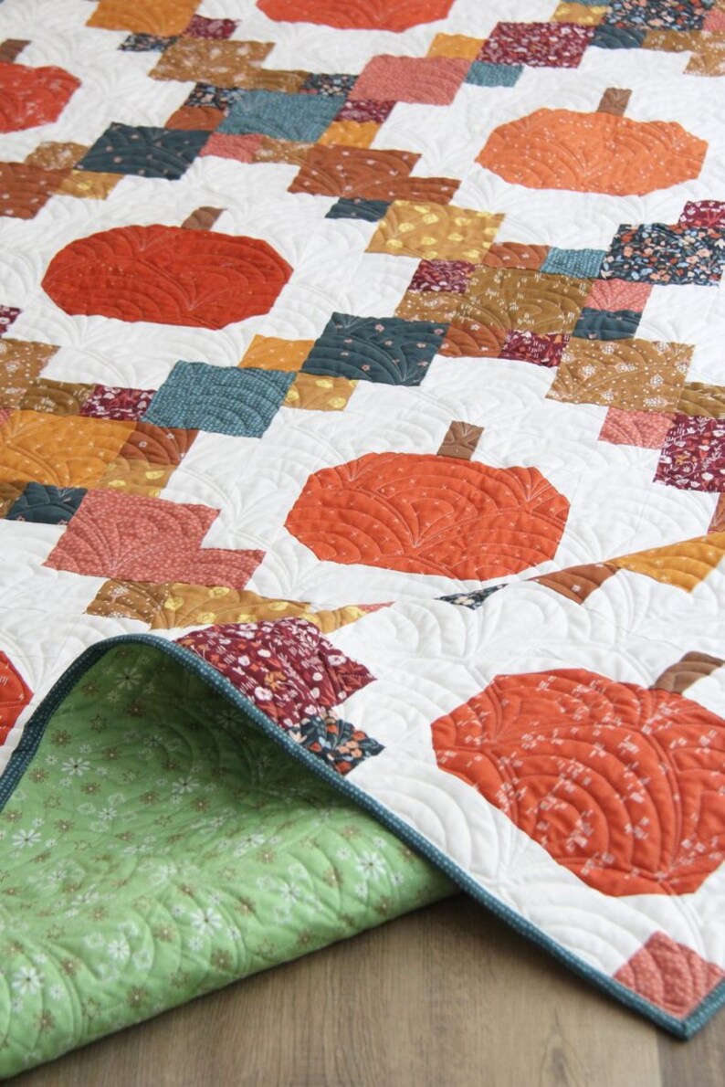 Pumpkin Patches Quilt Pattern, PDF - Etsy