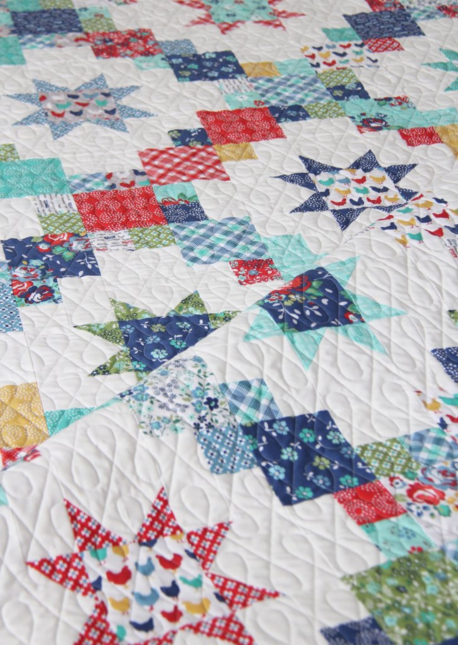 Brightly Quilt Pattern, PDF - Etsy