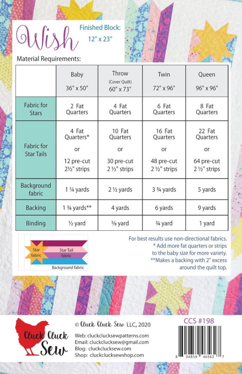 Wish Quilt Pattern, PDF - Etsy