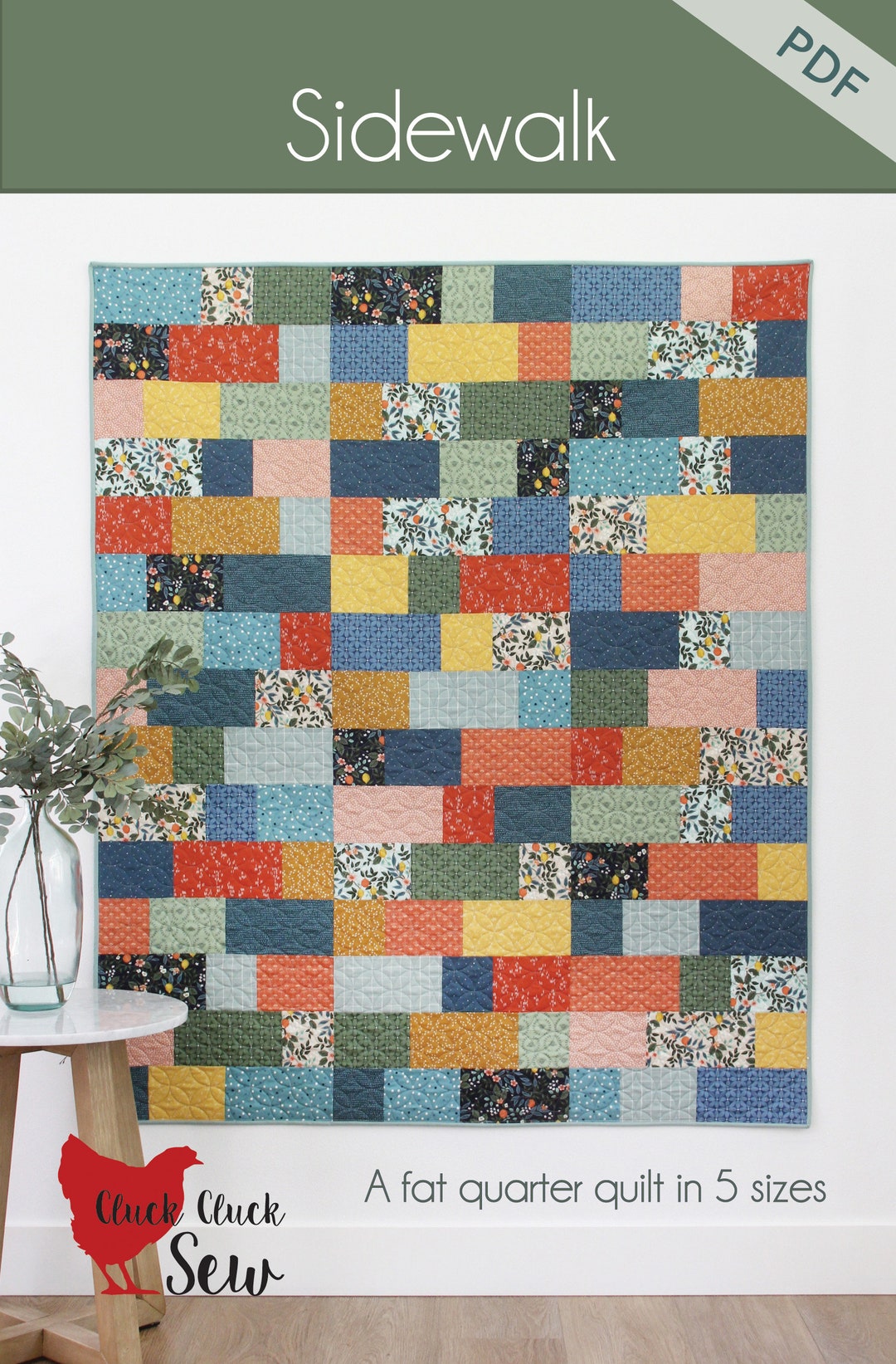 Sidewalk Quilt Pattern, PDF - Etsy