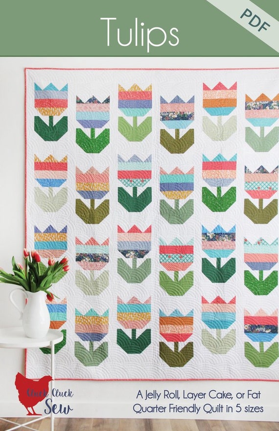 Tulips Quilt Pattern PDF | Etsy
