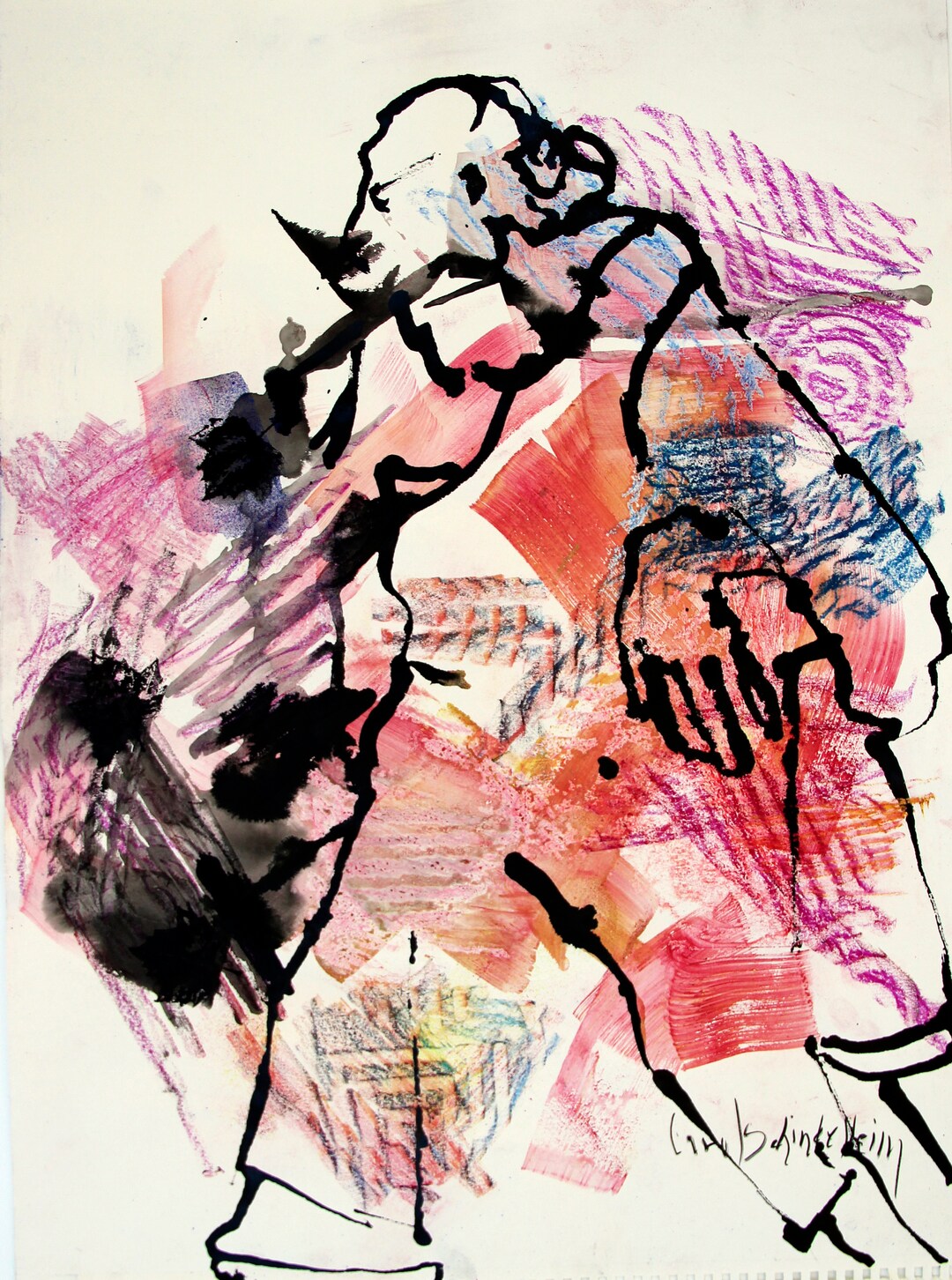 George - Original Watercolor Painting 18" X 24" George Washington - Etsy