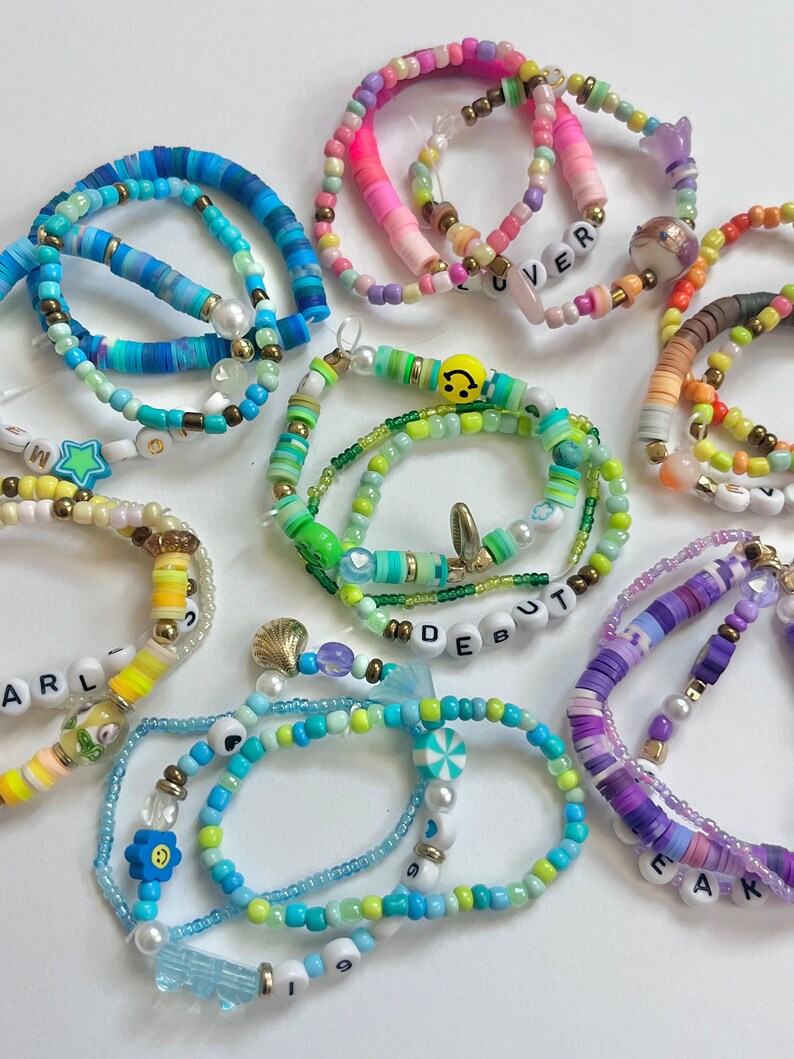 Eras Tour Friendship Bracelets/bead Bracelets /album Bracelets ...