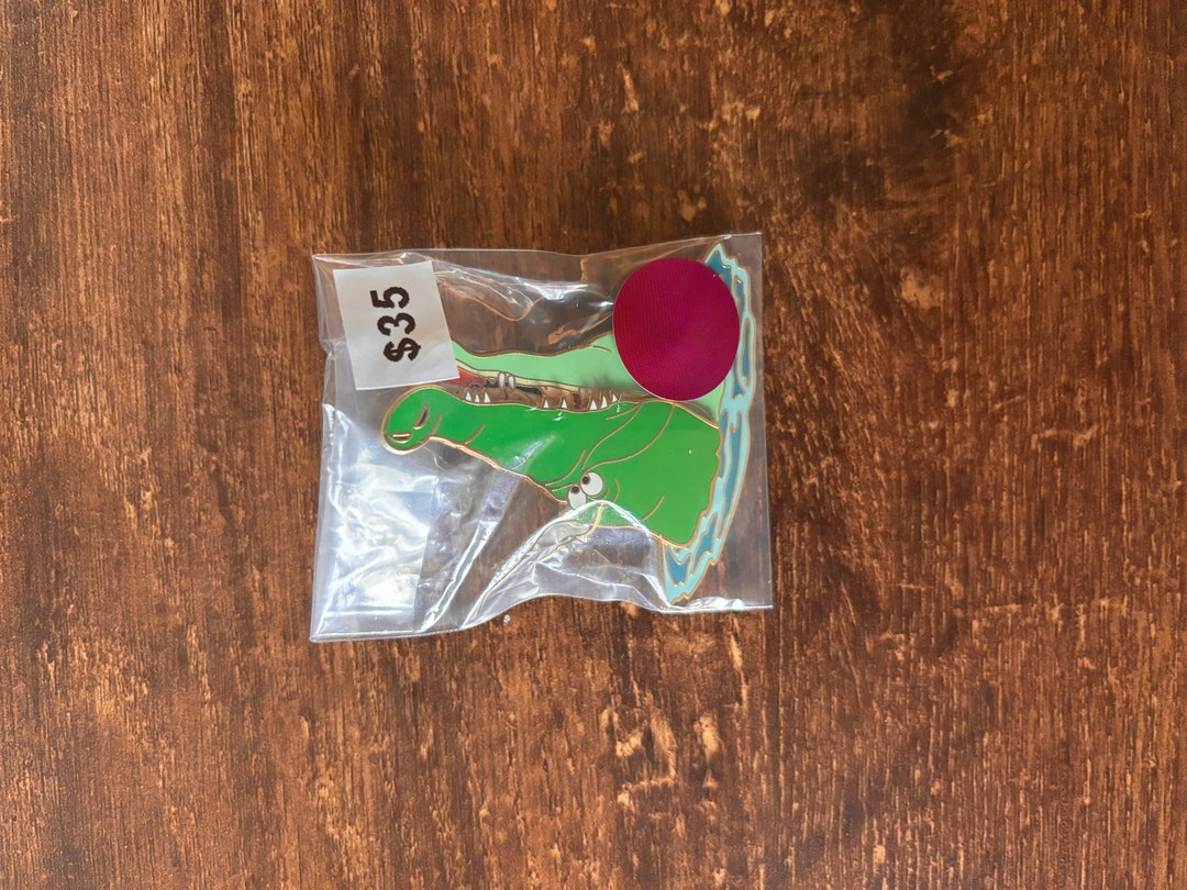 Tick Tock Croc & Captain Hook Pin - Etsy