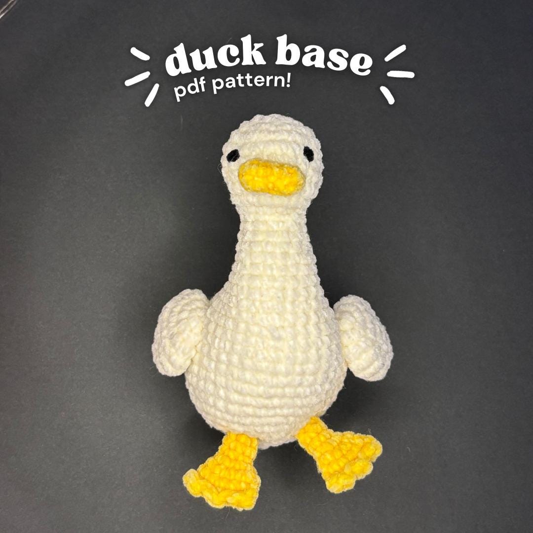 Duck Base PDF Pattern | Amigurumi Plushie - Etsy