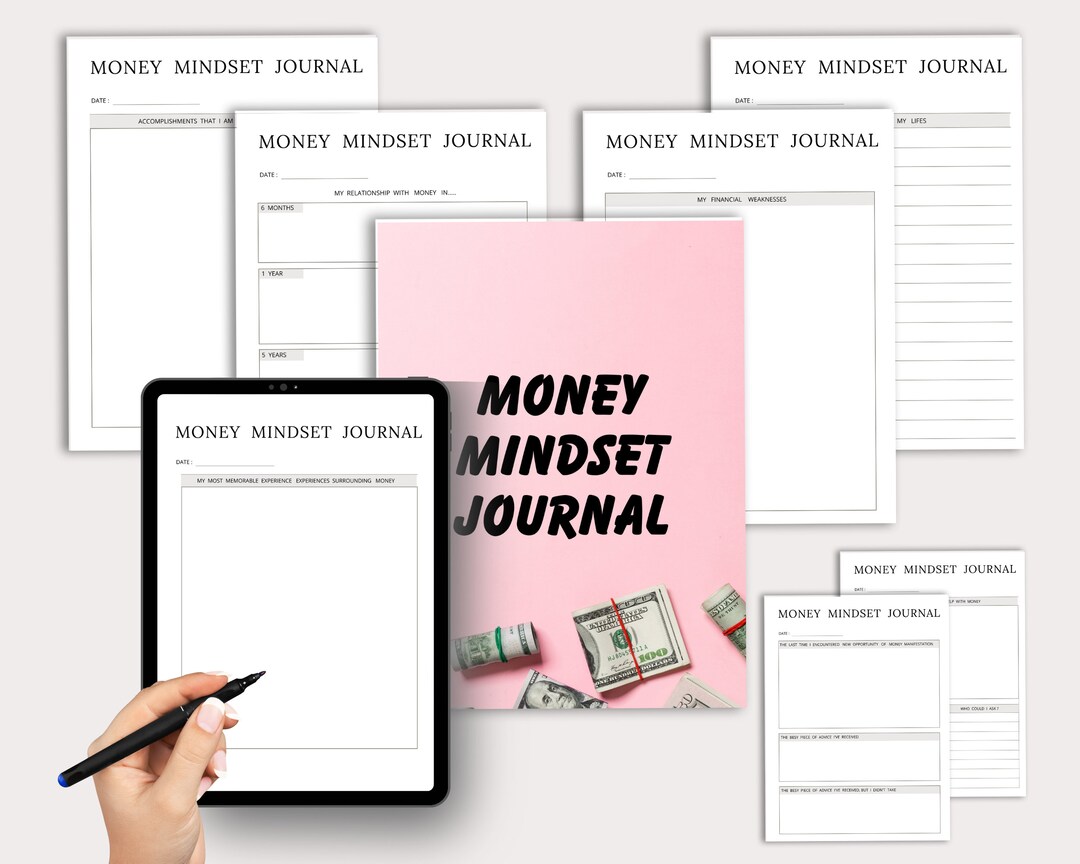 Money Mindset Planner Hardcover Personal Finance Tracker Wealth ...