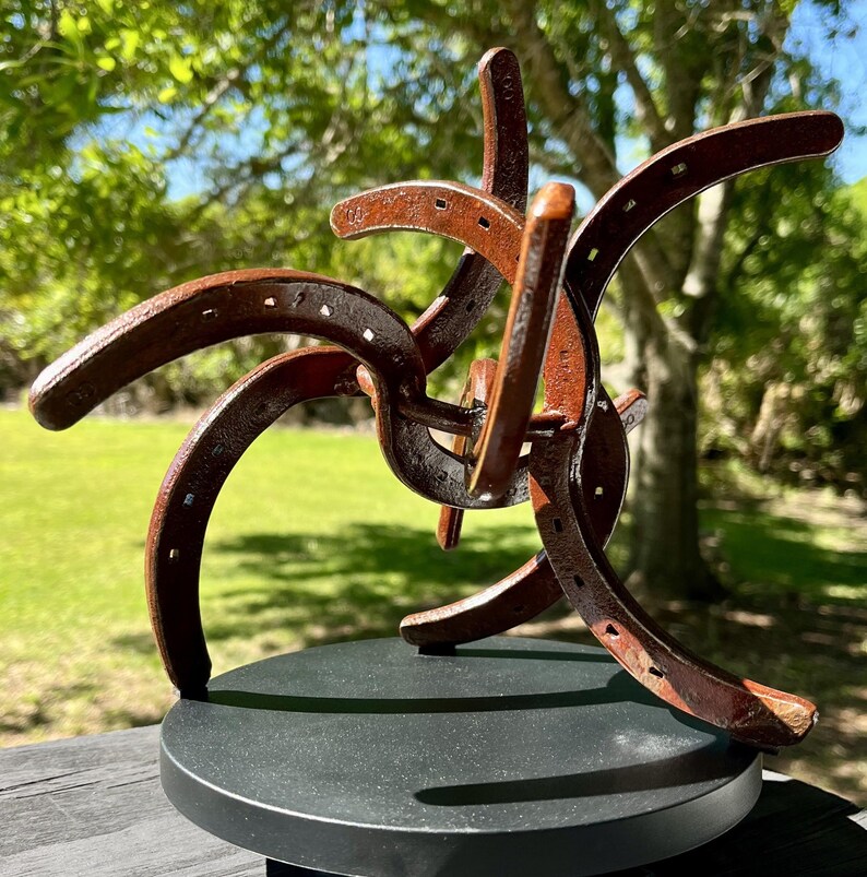 Funky Shoes, Horseshoe Sculpture. - Etsy