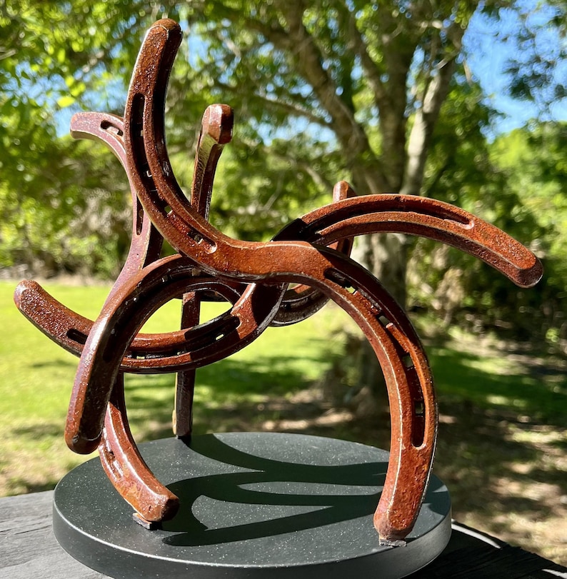 Funky Shoes, Horseshoe Sculpture. - Etsy