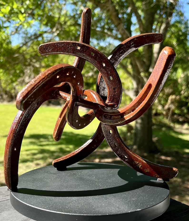 Funky Shoes, Horseshoe Sculpture. - Etsy