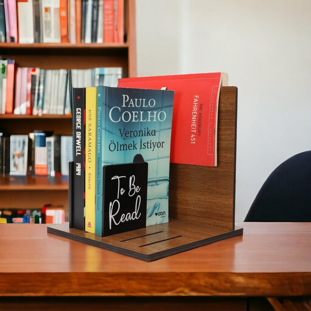 Custom Book Organizer, Best Wooden Gift for Dad - Etsy