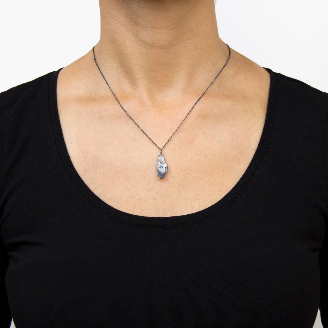 Mystical Diamond Eye Necklace - Etsy
