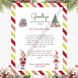 Editable Elf Letter | Letter Christmas Elf | Elf Letter Set | Elf ...