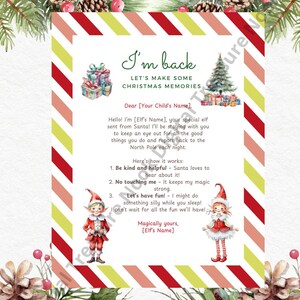Editable Elf Letter | Letter Christmas Elf | Elf Letter Set | Elf ...