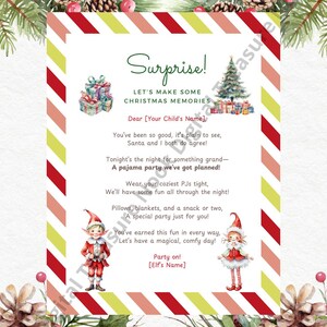 Editable Elf Letter | Letter Christmas Elf | Elf Letter Set | Elf ...