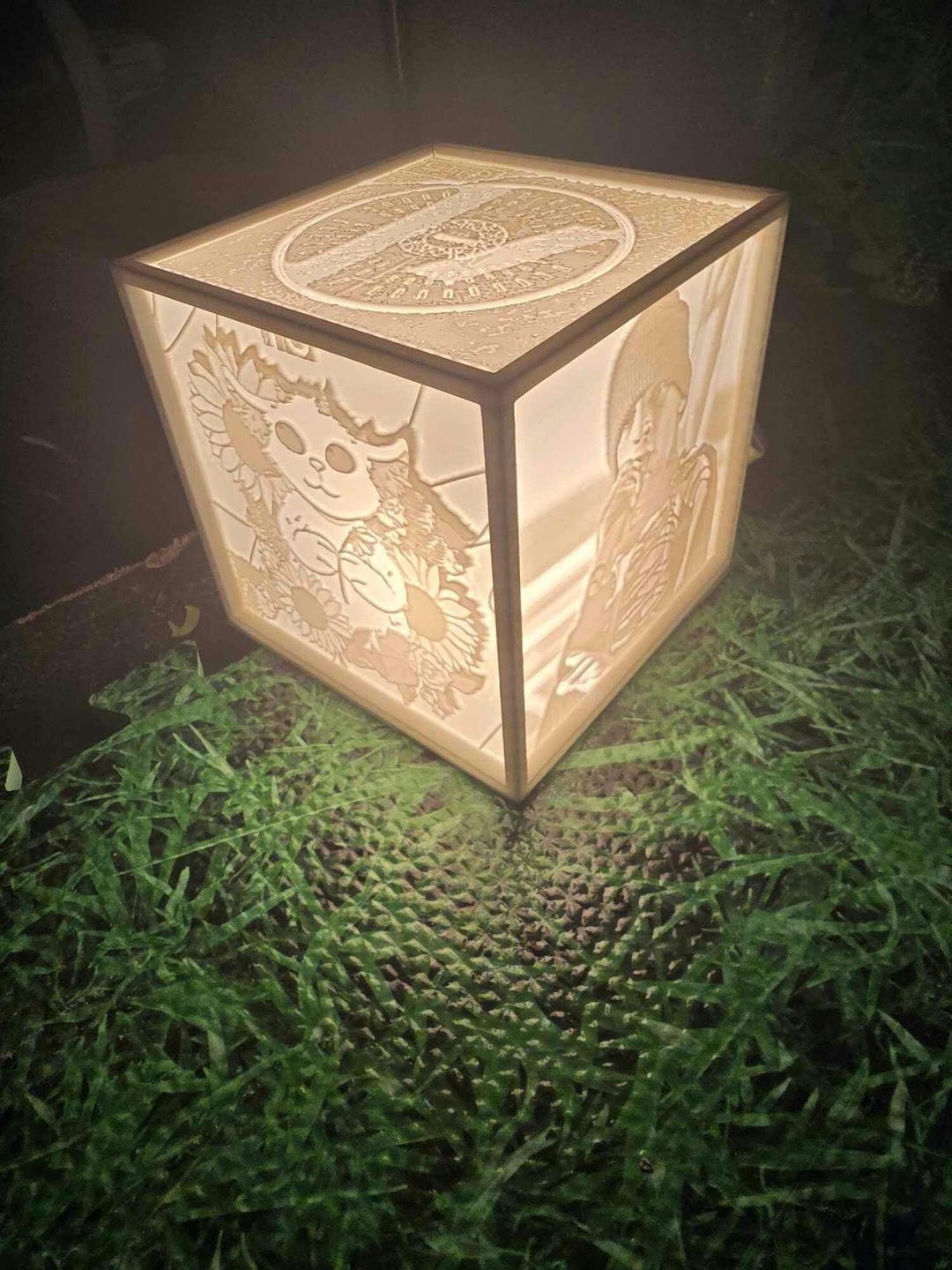 Personalized 3D Printed Photo Light Box, Custom Memory Lamp - Etsy