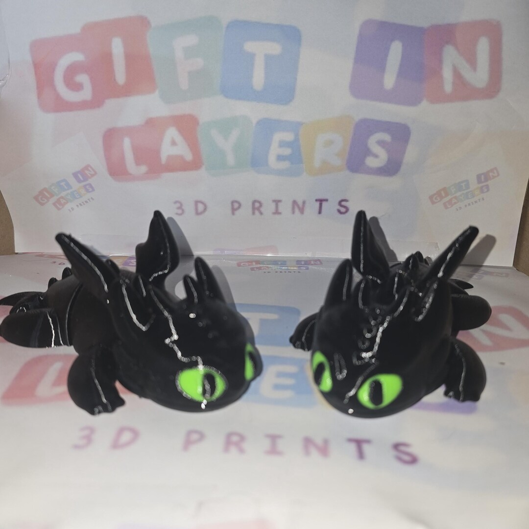 Toothless / Flexi Toothless / Toothless Toy - Etsy UK