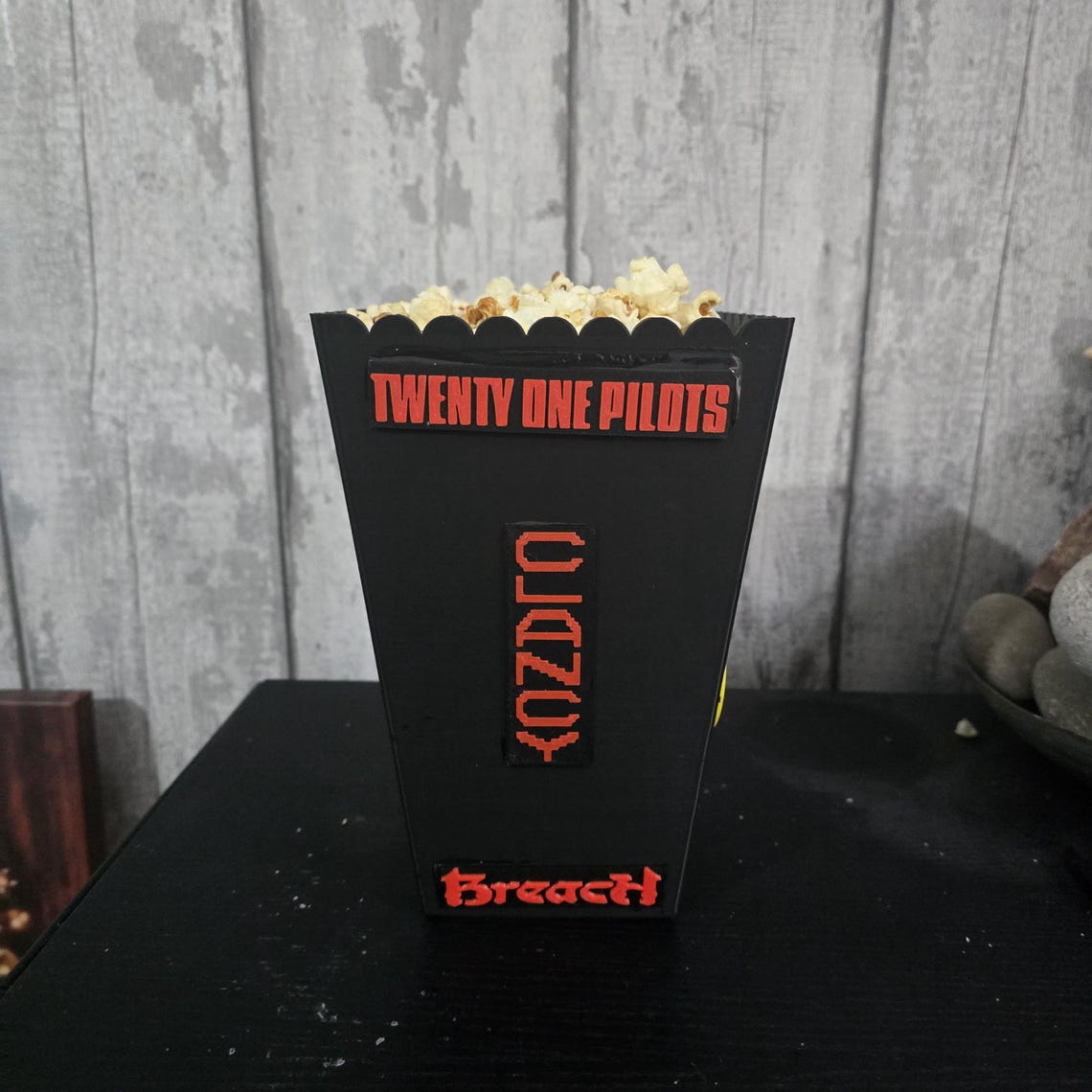 Twenty One Pilots Popcorn Bucket, 3D Printed Fan Gift - Etsy