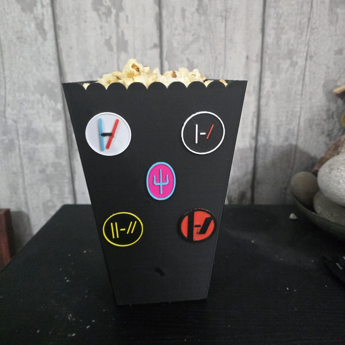 Twenty One Pilots Popcorn Bucket, 3D Printed Fan Gift - Etsy