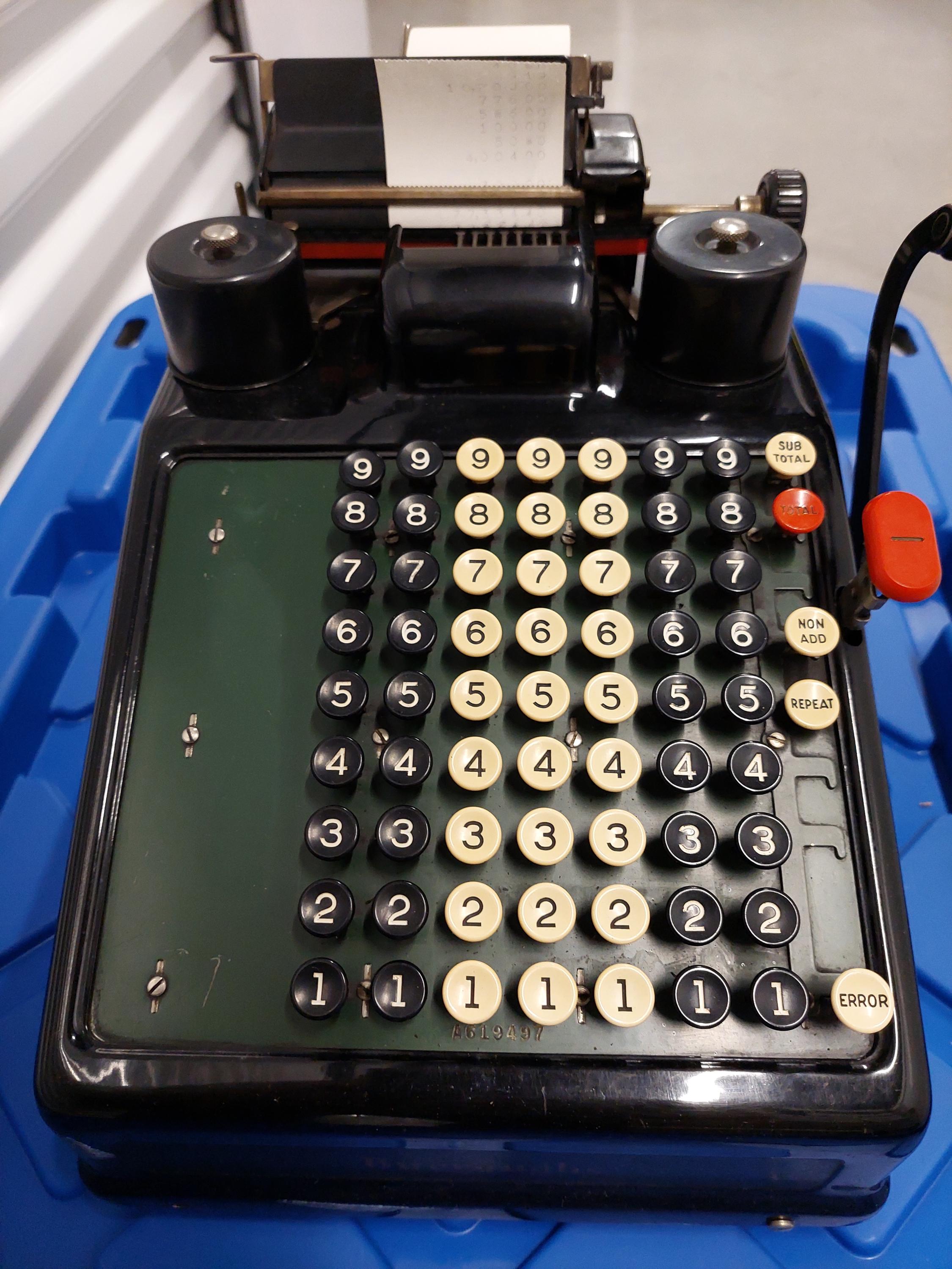 Early 20th Century Antique Burroughs Adding Machine, Circa 1920 - Etsy