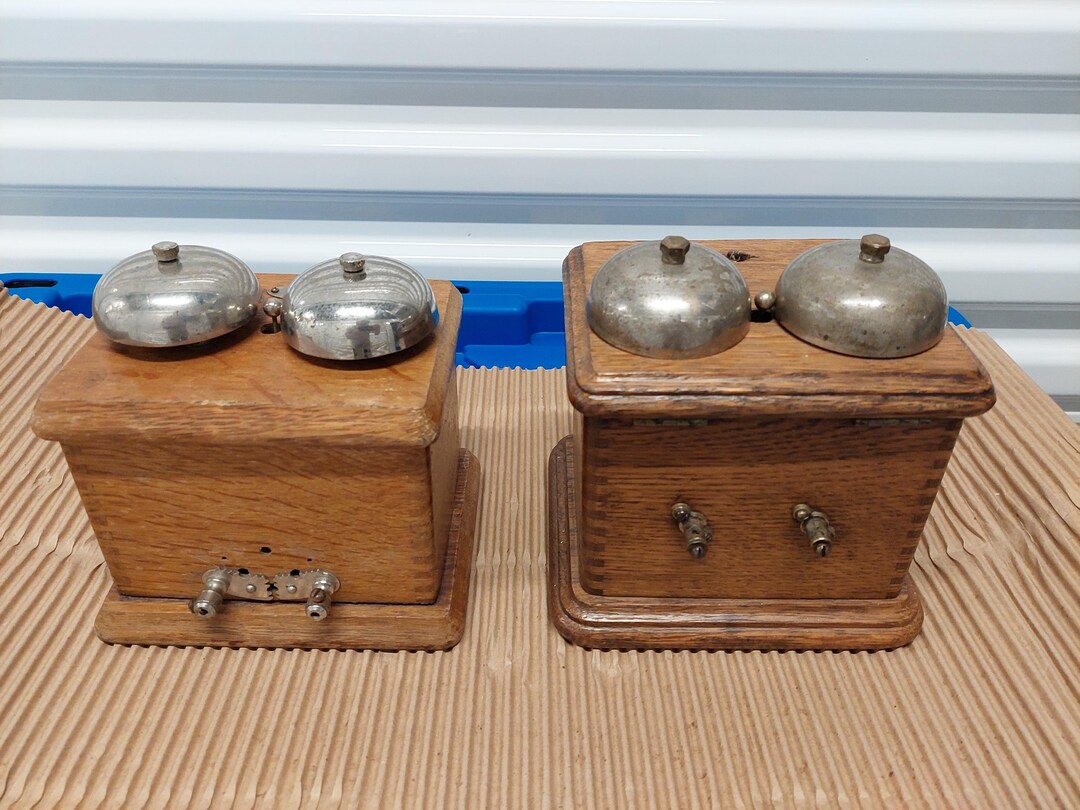 Antique Oak Telephone Ringers Boxes (set of Two) – A Unique Piece of ...