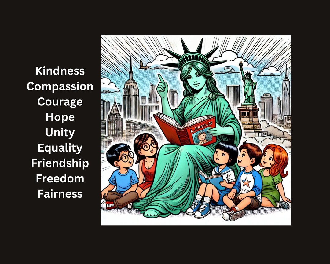 Printable LADY LIBERTY Image - Etsy