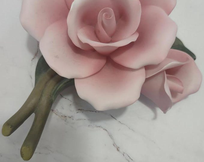 Lefton Porcelain Pink Roses Figurine 70s or 80s - Etsy