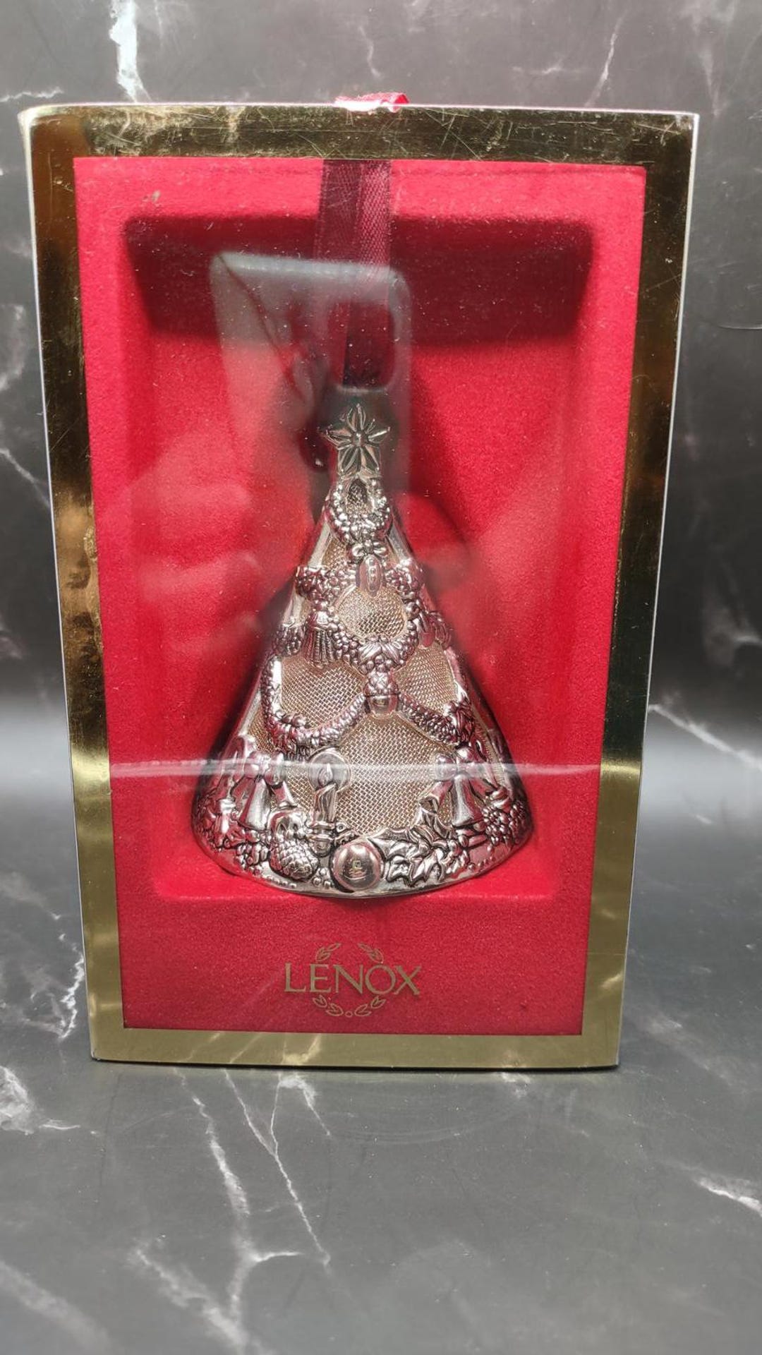 Lenox Metal Holiday Traditional Tree Ornament in Box - Etsy