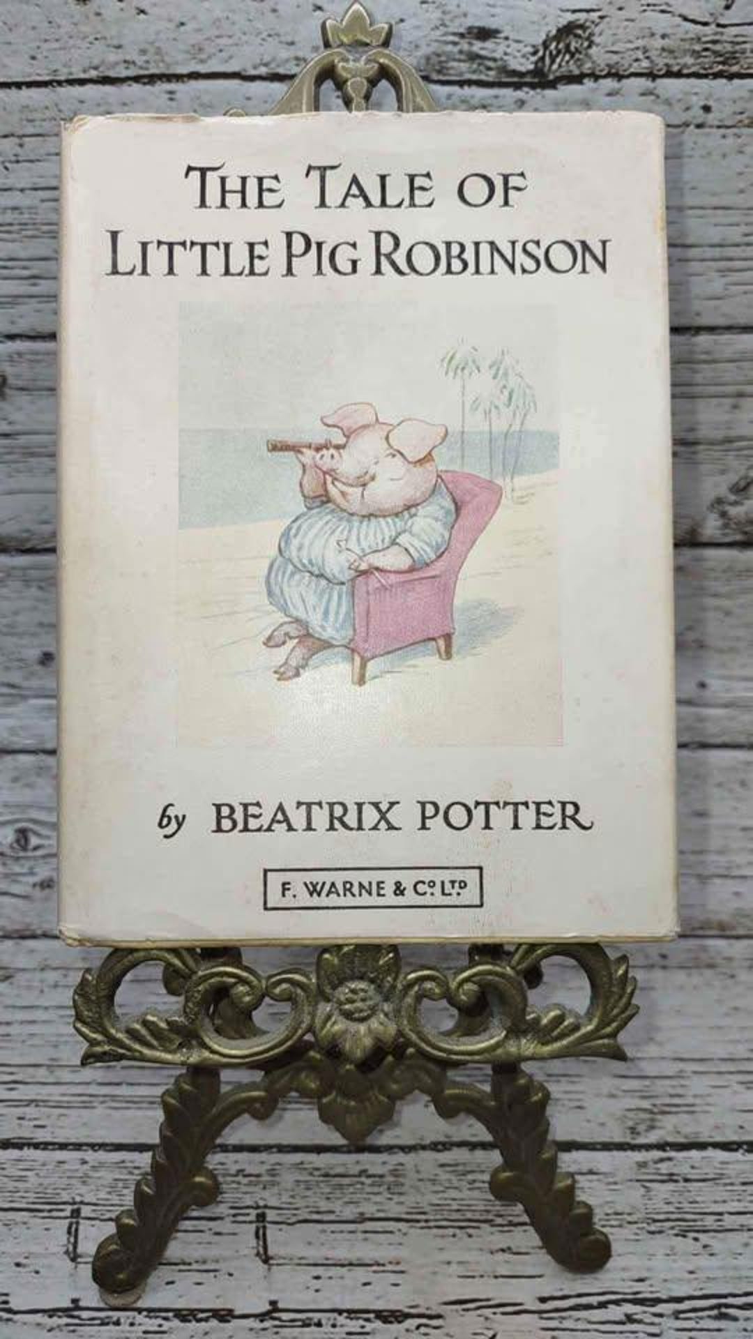 Beatrix Potter "the Tale of Little Pig Robinson" Early English Edition ...