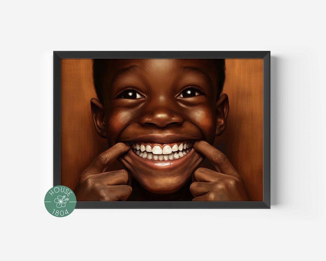 Black Boy Joy Wall Art, Black Boy Art Print, Black Art Print, Black ...
