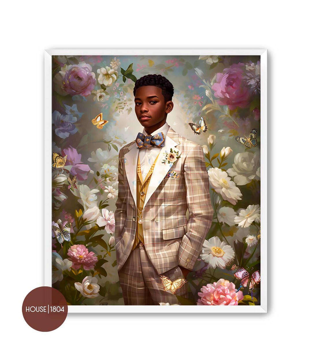 Black Boys Art, Bridgerton Art Print, Black Boy Wall Art, Black Boy ...