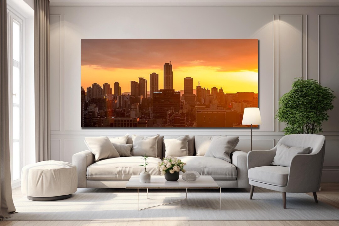 Beautiful Sunset Canvas Large Wall Art for Living Room Decoration ...