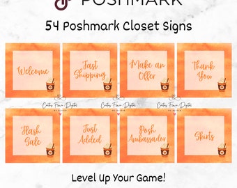 Poshmark Closet Signs, Cherry Blossom Aesthetic, Poshmark Divider ...