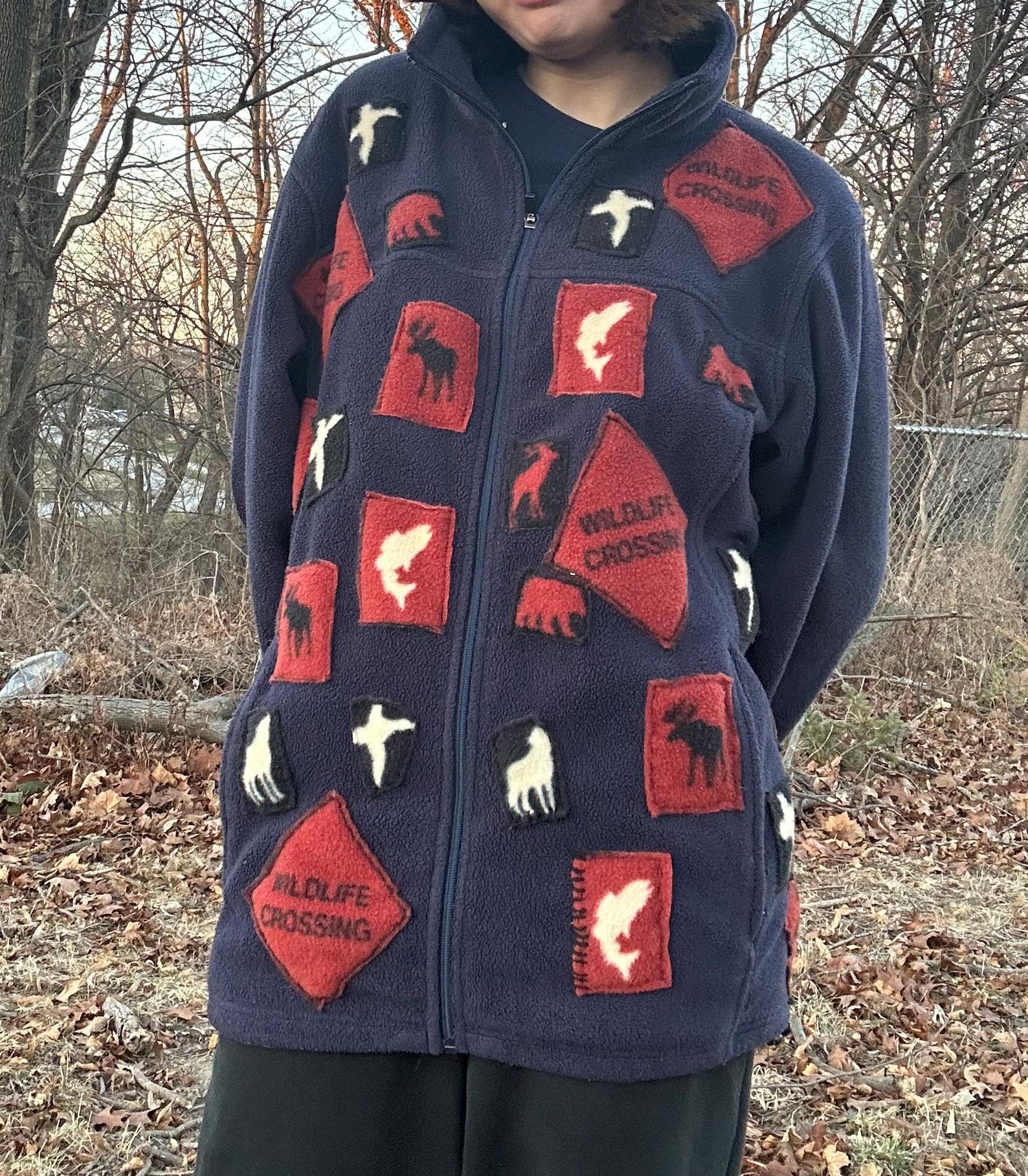 Wildlife Crossing Zip-up - Etsy