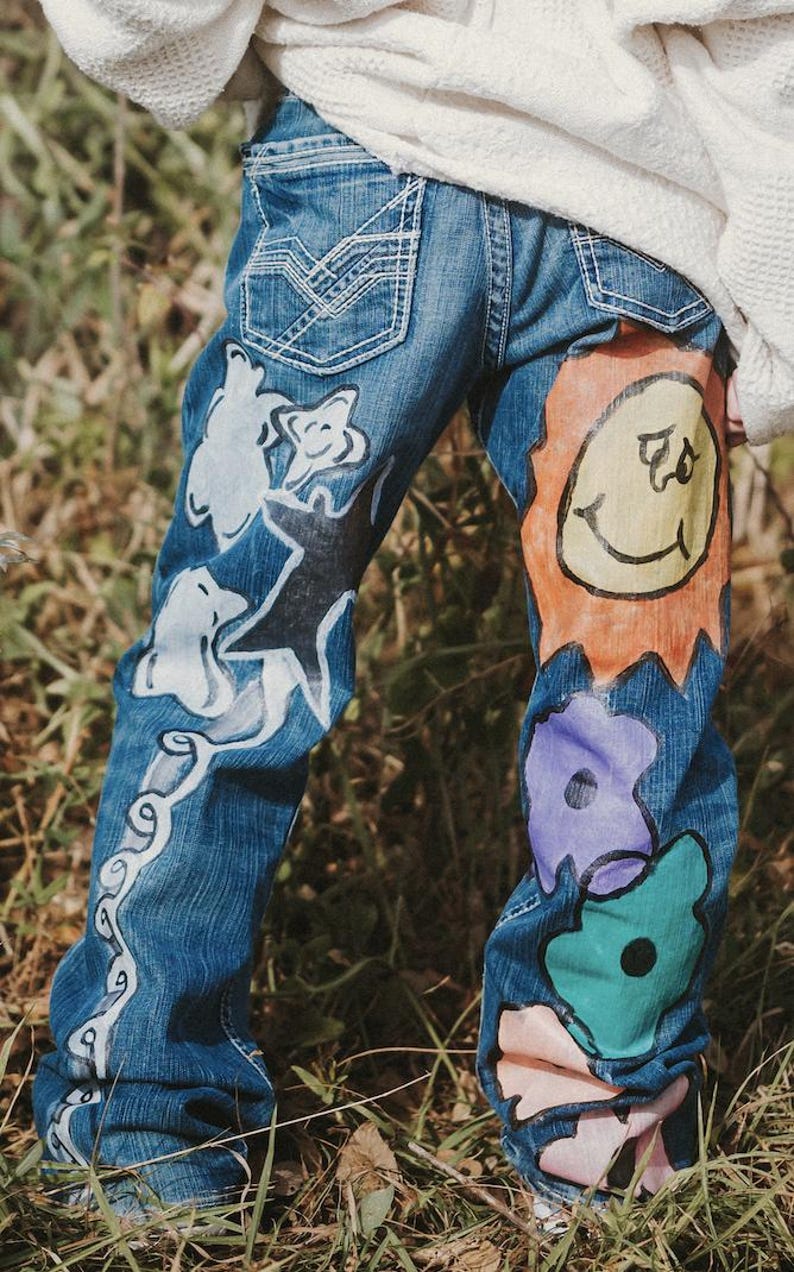 Men's Cartoon Pants, 32 Regular - Etsy