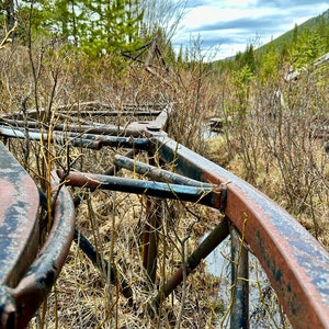 A Collection of Rust From Montana Ghost Town Wall Art - Etsy