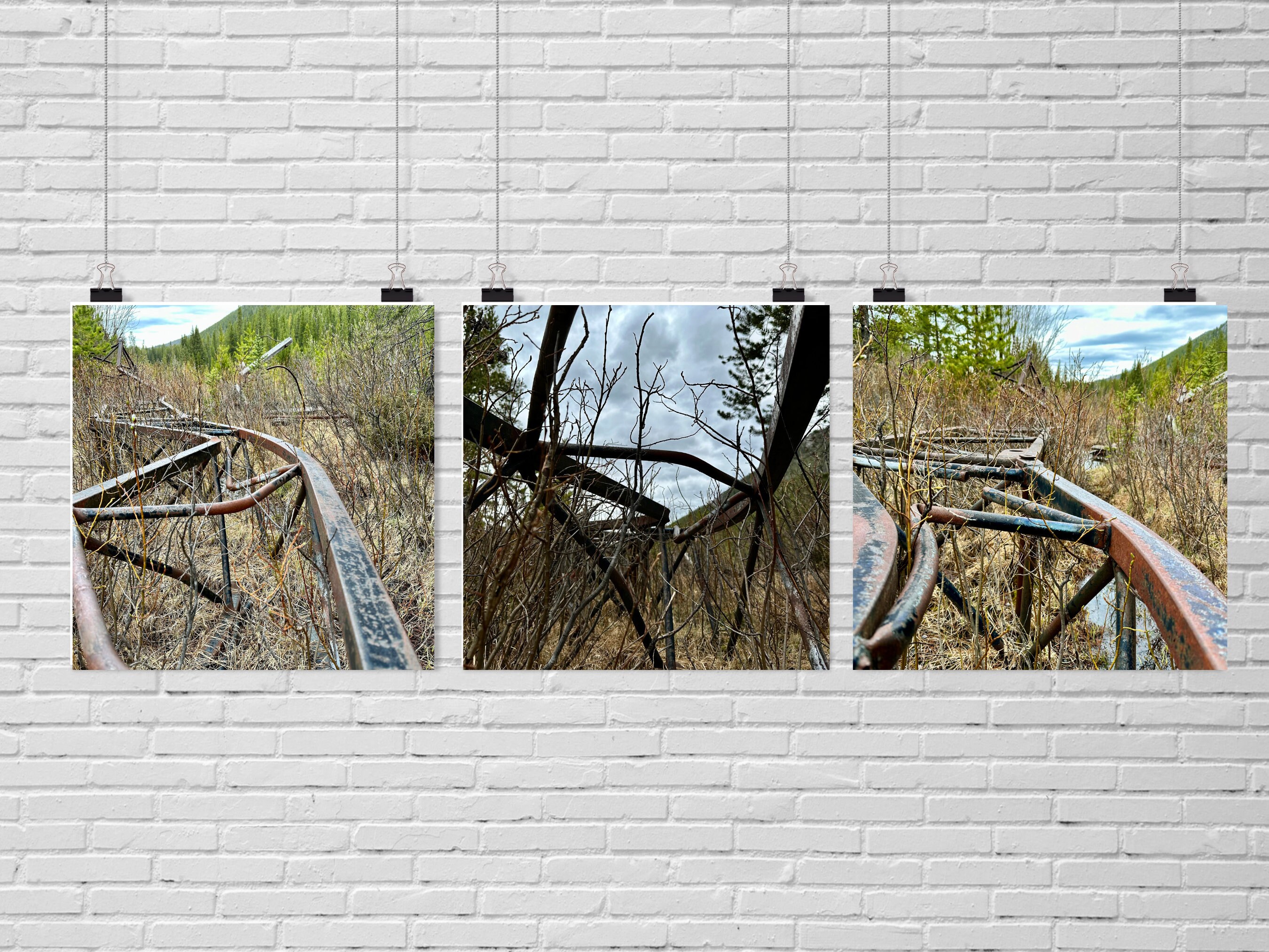 A Collection of Rust From Montana Ghost Town Wall Art - Etsy