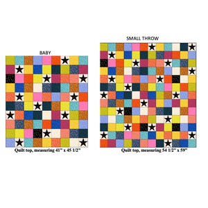 Nighttime Sky Quilt Pattern, Star Quilt Pattern, Patchwork Squares ...