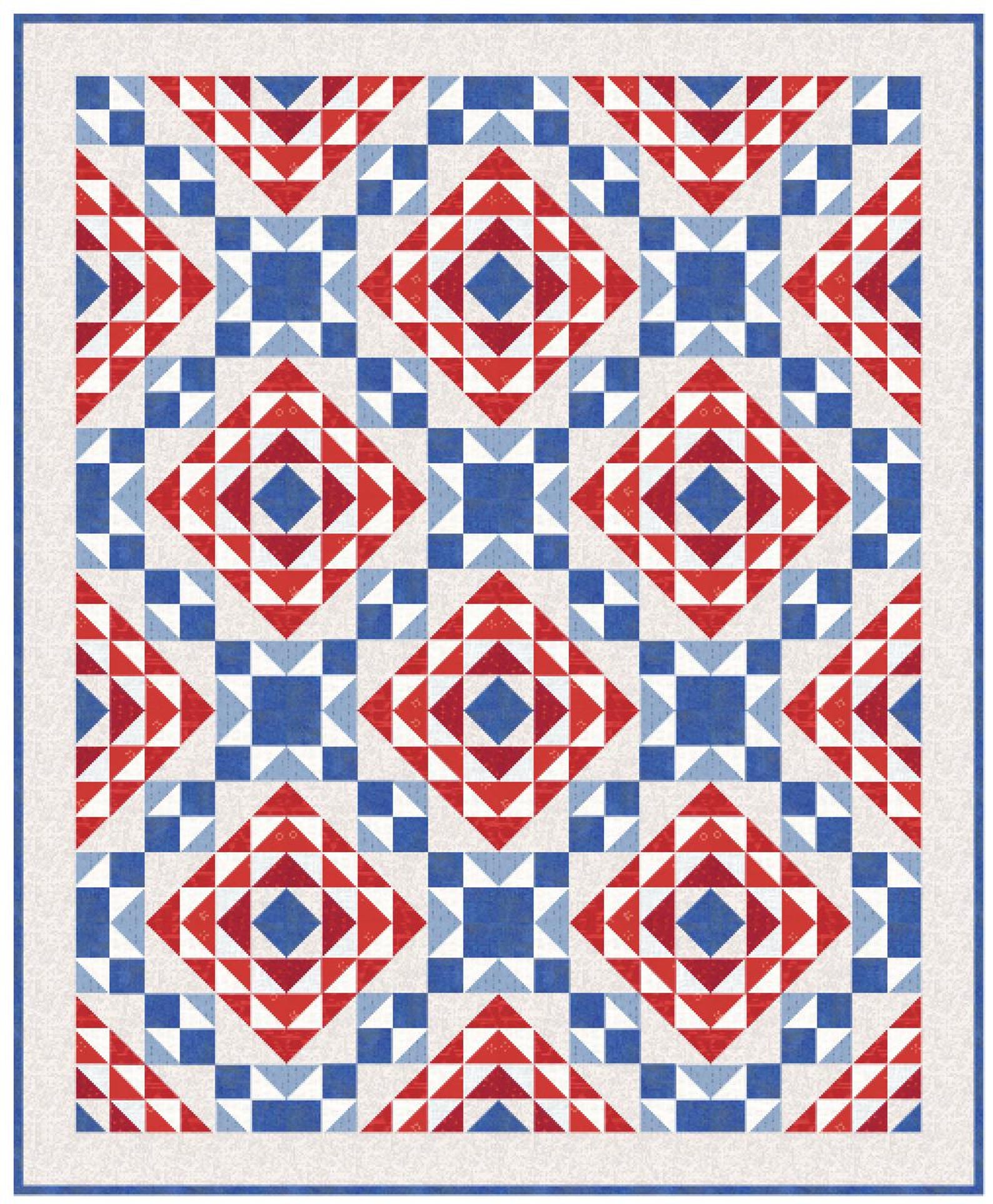 Scrappy Shining Stars Quilt Pattern, Chain Quilt, Star Quilt, Fat ...