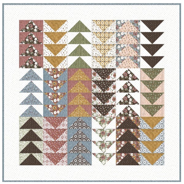 Flying Geese Quilt Pattern - Etsy
