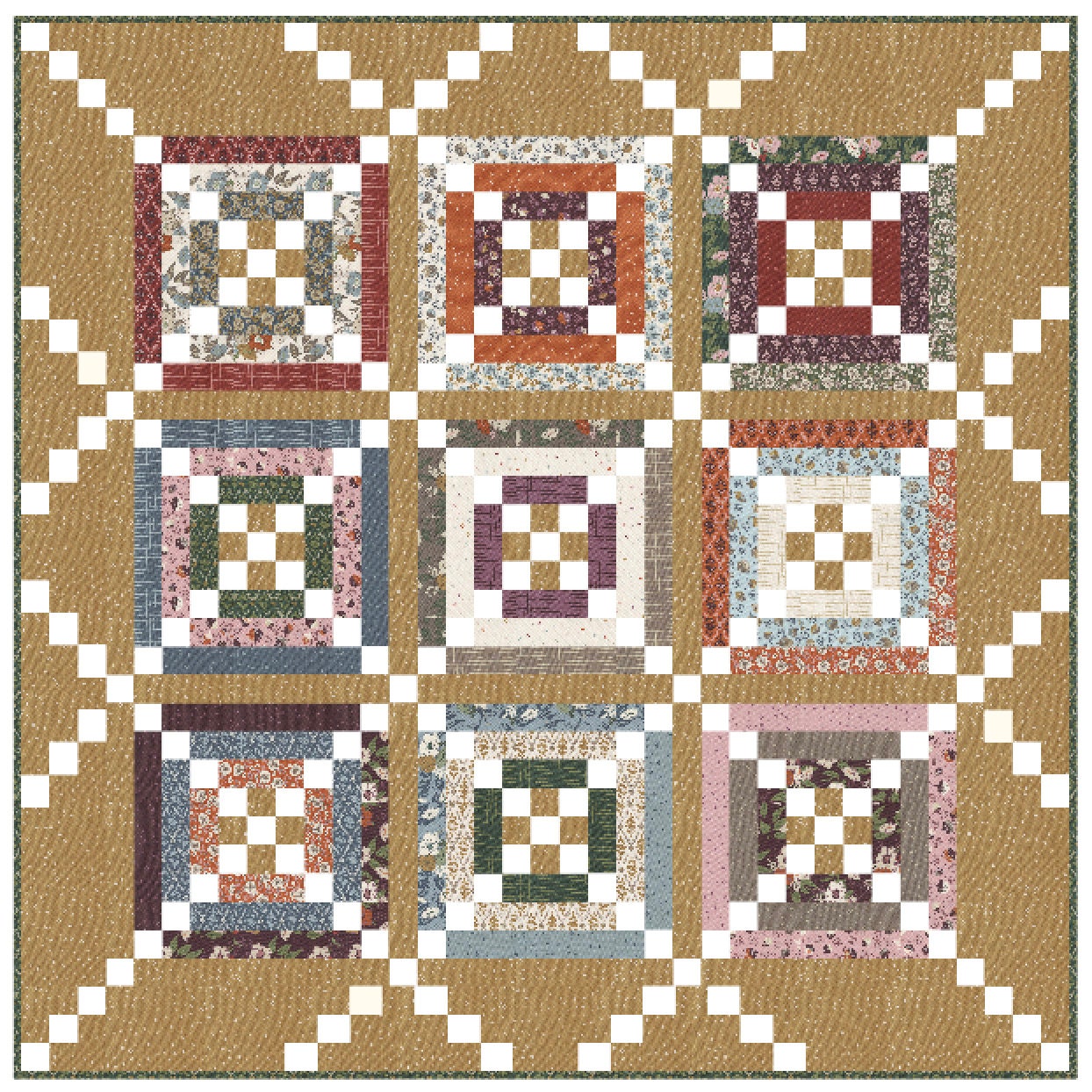 Frolic Quilt Pattern, Jelly Roll Quilt, Uses 1 Jelly Roll Plus ...