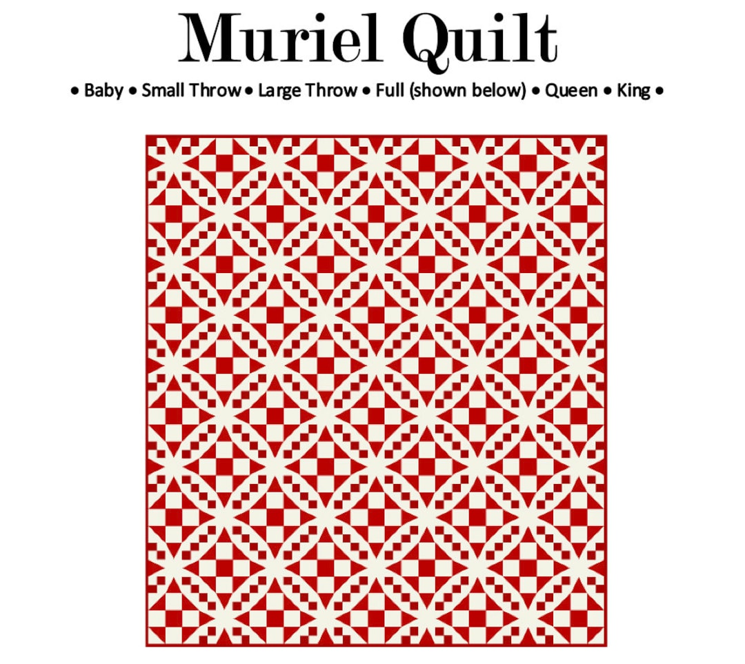 Muriel Quilt Pattern, 54-40 or Fight Quilt Pattern, Shoo Fly Quilt ...