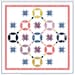 Orbit Quilt Pattern, Star Quilt, Appliqué Cabin Quilt, Throw Quilt ...