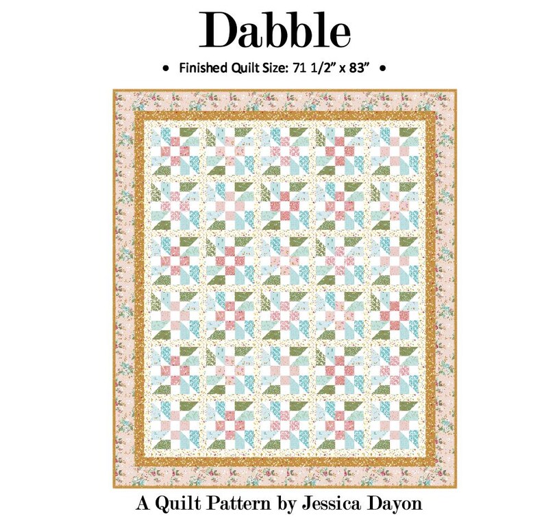 Dabble Quilt Pattern, Jelly Roll Quilt, Precut Parade, Throw Quilt ...