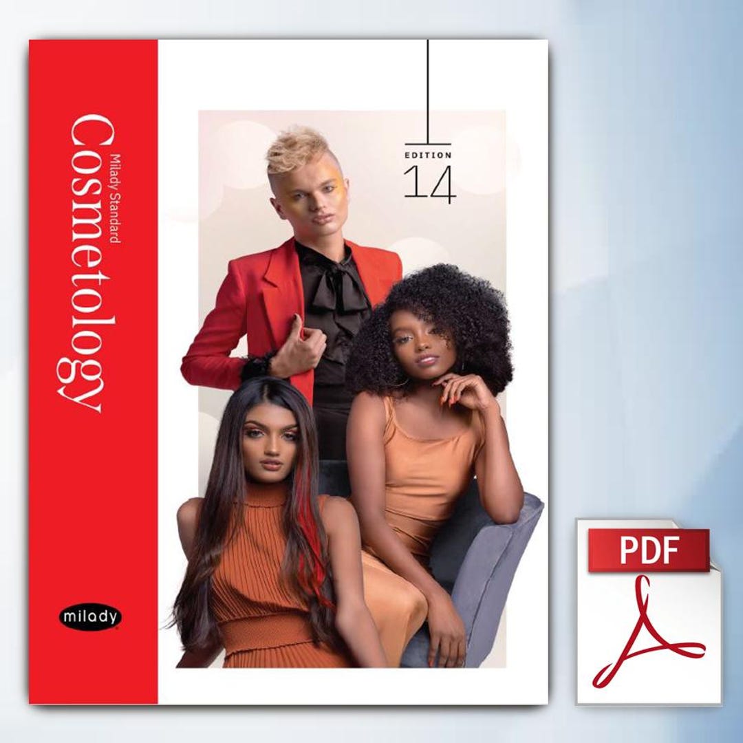 Milady's Standard Cosmetology : 14 Edition by Milady - PDF - Etsy